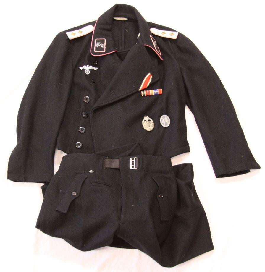 WW2 GERMAN ARMY OFFICERS PANZER WRAP AND TROUSERS Quarterdeck Medals ww2-german-army-officers-panzer-wrap-and-trousers-quarterdeck-medals