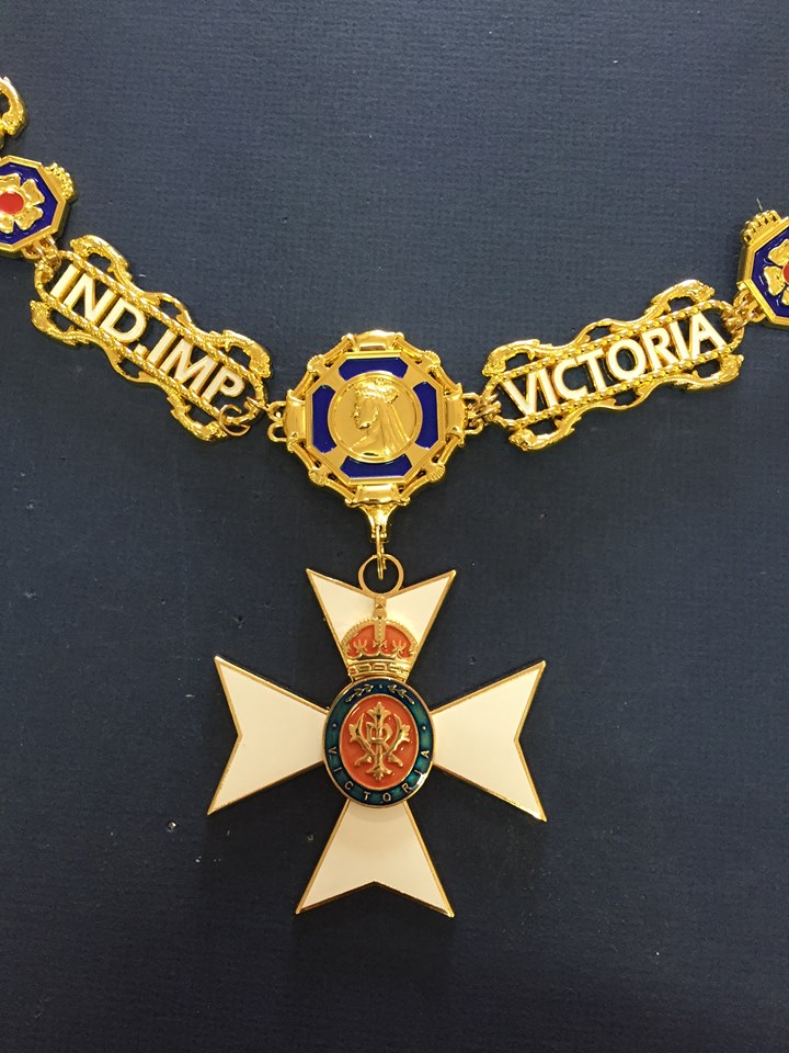 COLLAR OF THE ROYAL VICTORIAN ORDER FULL SIZE - Quarterdeck Medals ...