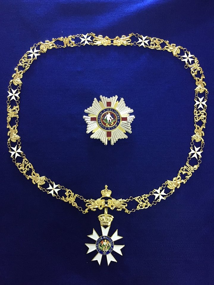 COLLAR OF THE ORDER OF ST MICHAEL & ST GEORGE - Quarterdeck Medals ...