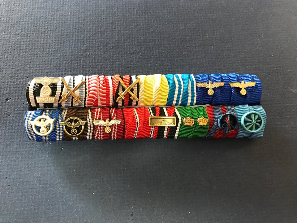 SS OBERSTGRUPPENFUHRER SEPP DIETRICH RIBBON BAR, BAVARIAN STYLE ...