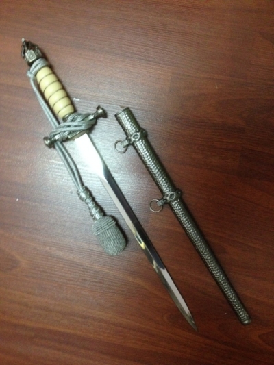 REPLICA WW1 IMPERIAL GERMAN NAVY OFFICERS DAGGER WITH KNOT ...