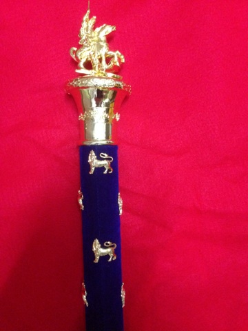 ROYAL NAVY ADMIRAL OF THE FLEET FORMAL BATON, AUSTRALIA ONLY ...