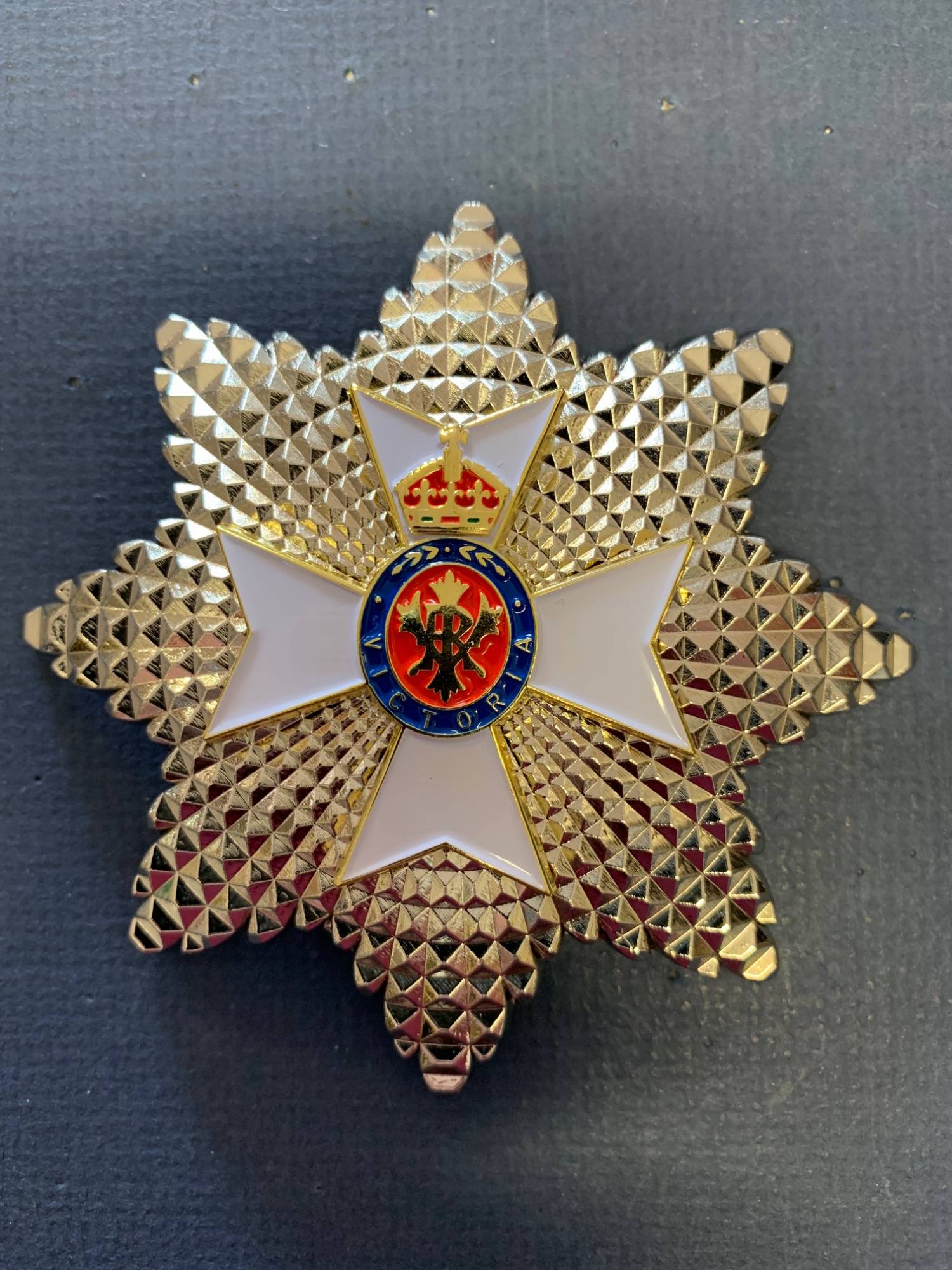 REPLICA BREAST STAR OF THE ROYAL VICTORIAN ORDER GRAND COMMANDER ...
