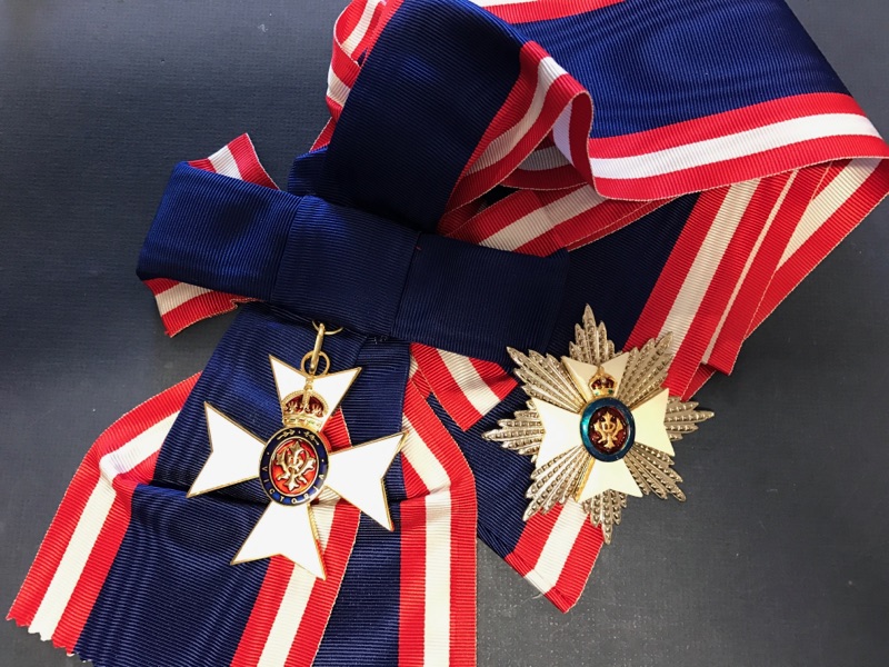KNIGHT GRAND COMMANDER OF THE ROYAL VICTORIAN ORDER, SASH AND STAR ...