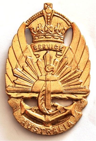WW2 AUSTRALIAN GENERAL SERVICE BADGE - Quarterdeck Medals & Militaria