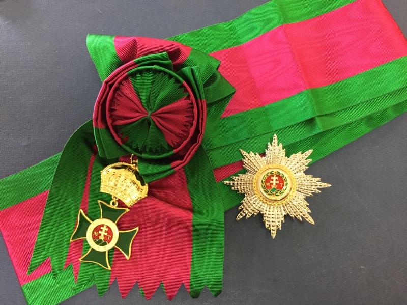 REPLICA HUNGARIAN ORDER OF ST STEPHEN - Quarterdeck Medals & Militaria