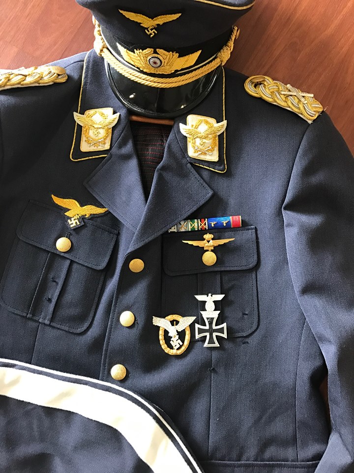 LUFTWAFFE FIELD MARSHAL ALBERT KESSELRING "SMILING ALBERT" UNIFORM AND ...