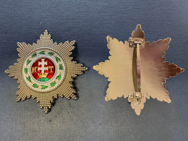 REPLICA HUNGARIAN ORDER OF ST STEPHEN - Quarterdeck Medals & Militaria