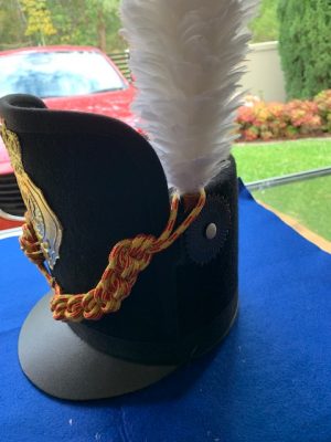 RPLICA BRITISH BELGIC SHAKO ROYAL ARTILLERY OFFICER 1815 - Quarterdeck ...