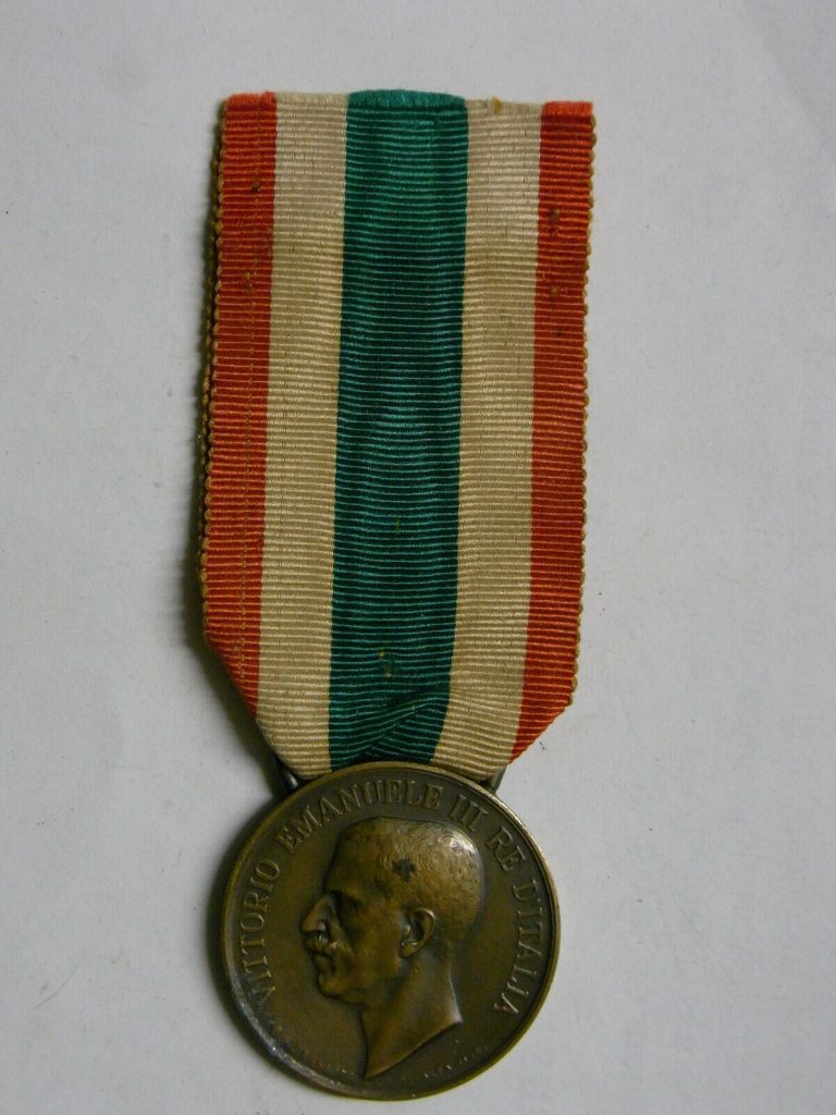 ORIGINAL ITALIAN UNITY MEDAL 1918 FULL SIZE - Quarterdeck Medals ...
